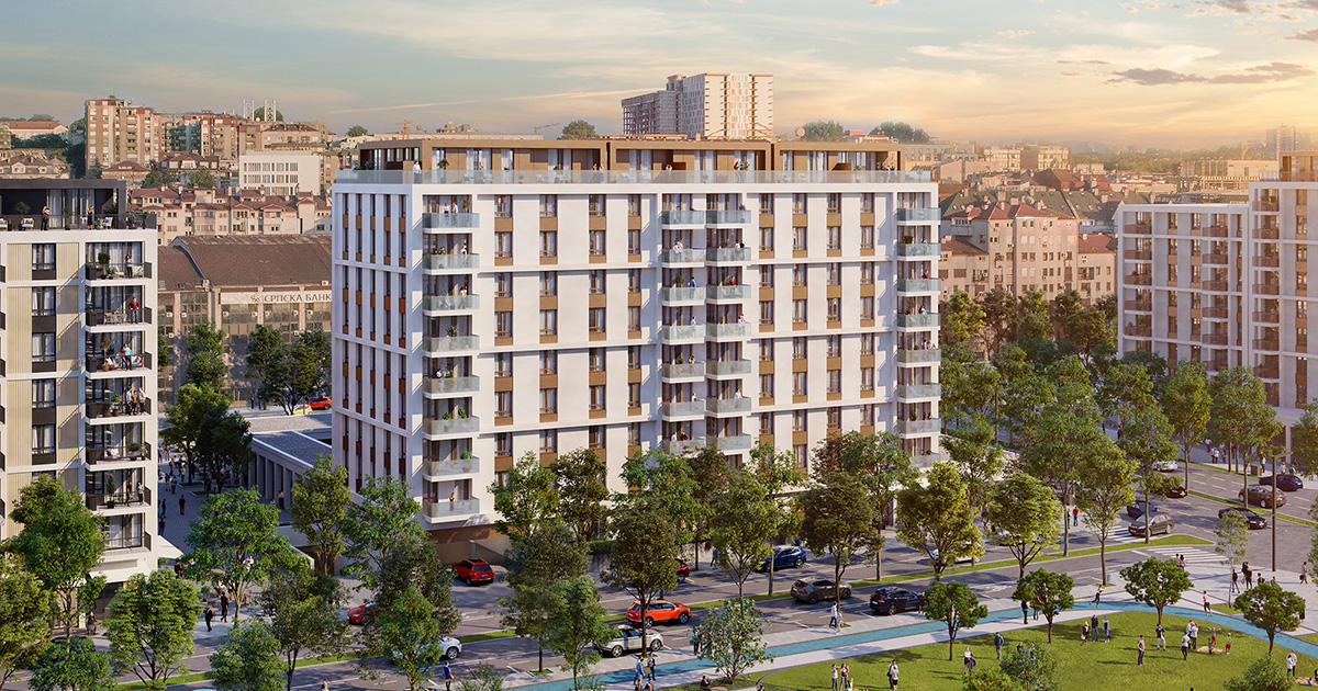 New building in Belgrade, Belgrade Waterfront - BW Quartet 4 - New ...